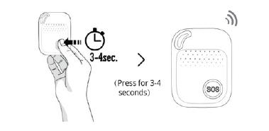 How to activate SOS on my LocateME